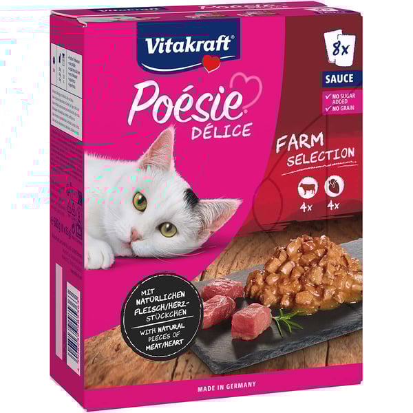 Vitakraft Poésie Délice Farm Selection 8x85g kaufen bei ZooRoyal