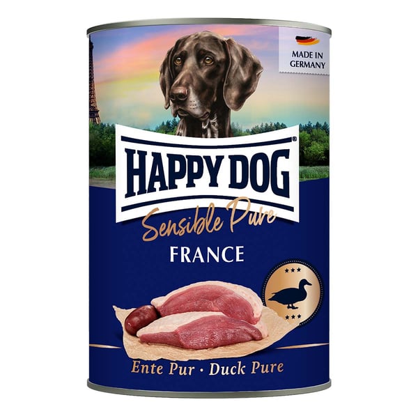 Happy Dog Sensible Pure France (Ente) 24x400g kaufen bei ZooRoyal